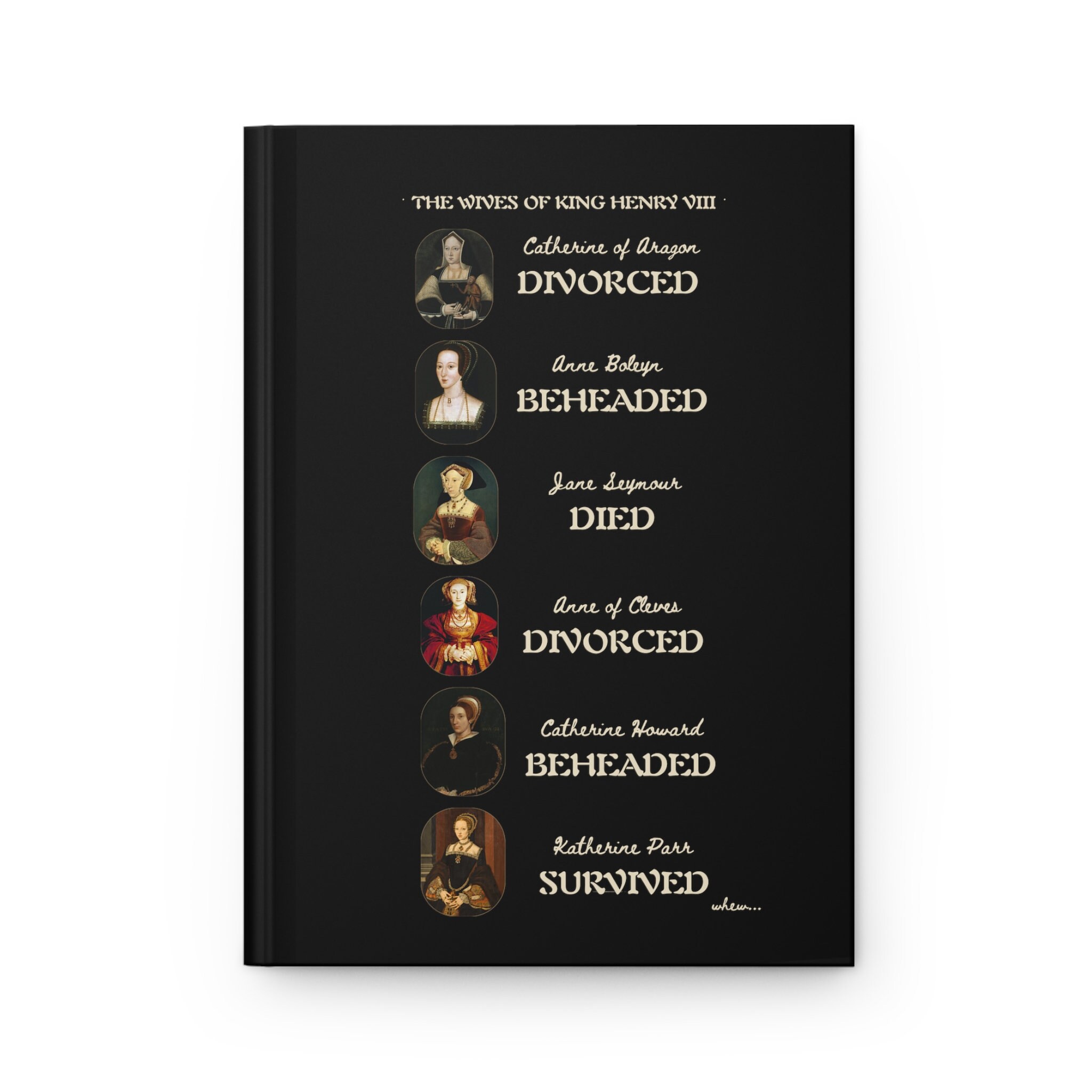 The Wives of Henry VIII Tudor History Hardcover Journal Matte - Etsy