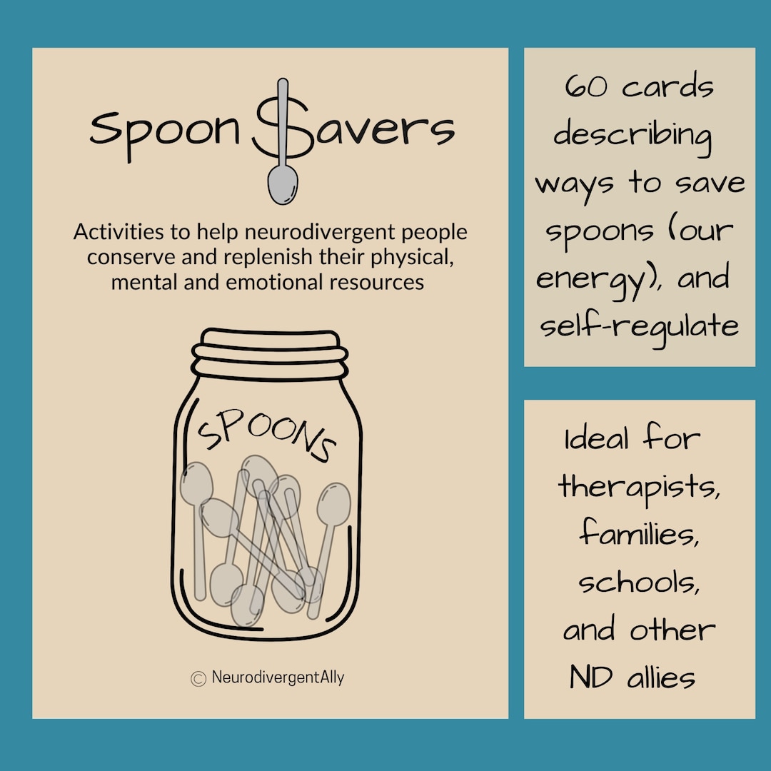Autism ADHD Neurodiversity Resource for Emotional Regulation: Spoon ...