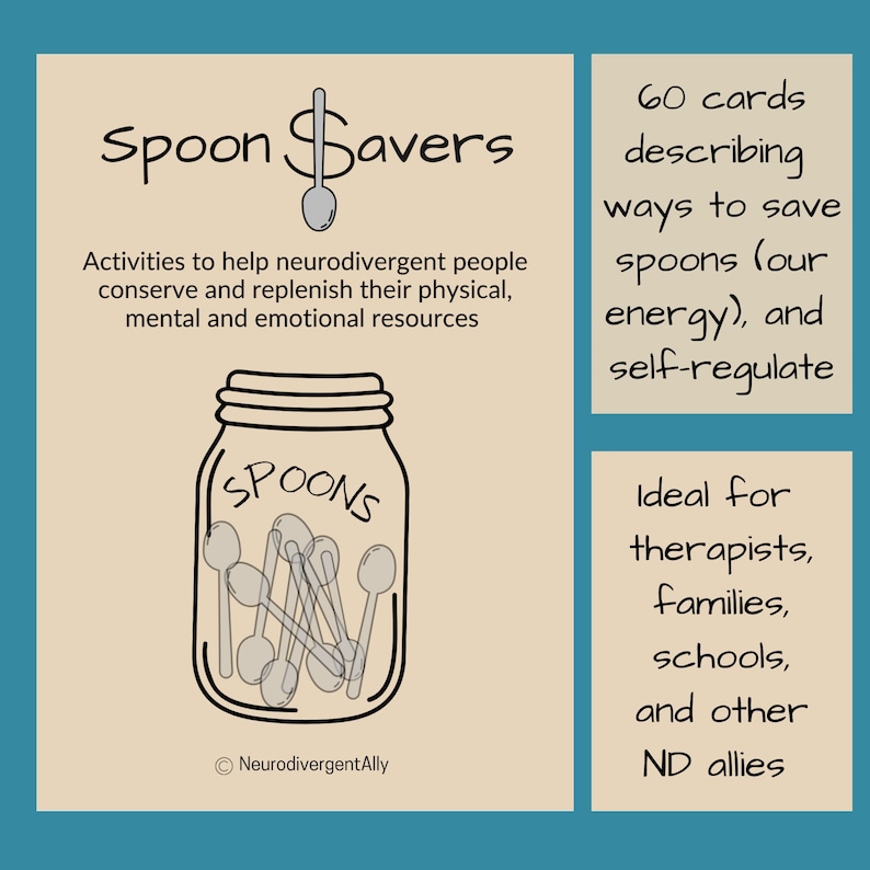 Autism ADHD Neurodiversity Resource for Emotional Regulation: Spoon ...