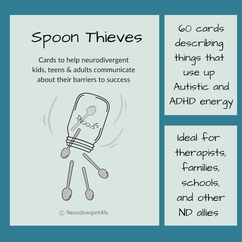 Autism ADHD Educational Resource for Kids and Adults Spoon Thieves ...