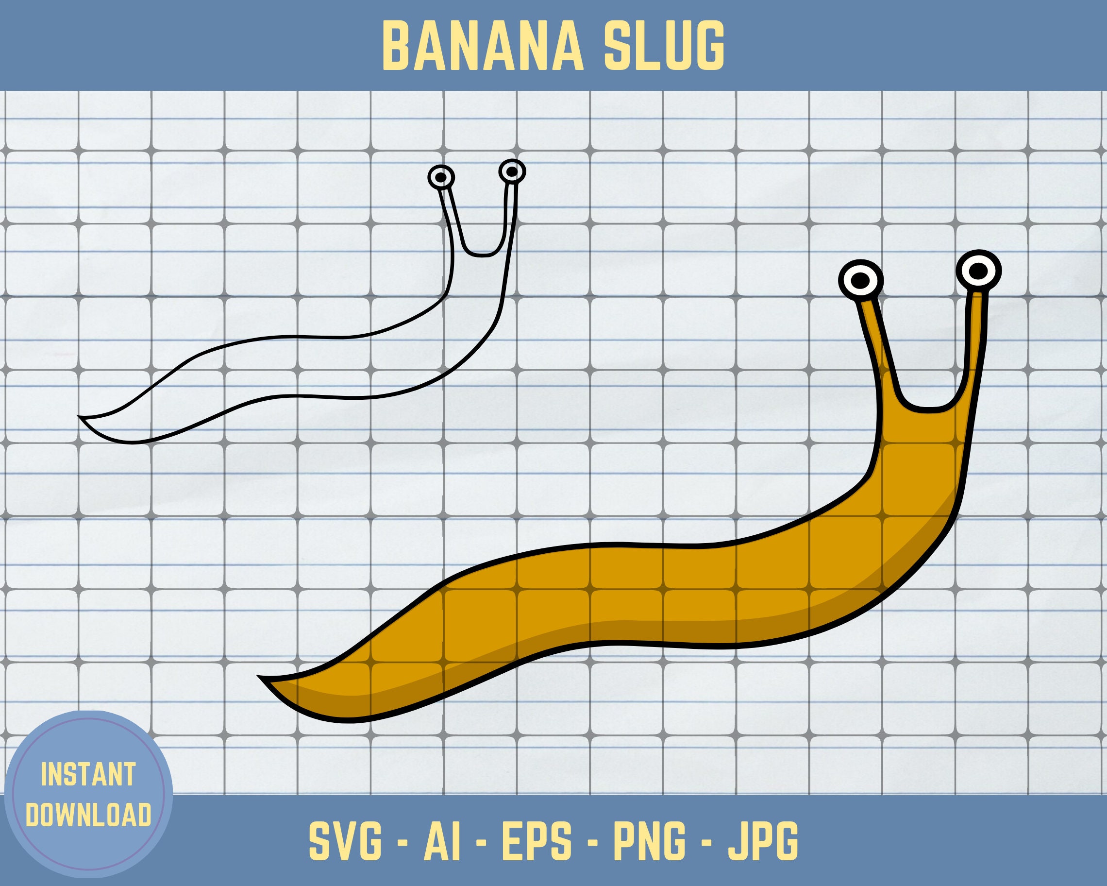Banana Slug Clipart