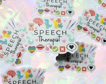 Speech Therapist Sticker IPA Sticker SLP Grad Gift Speech Pathologist ...