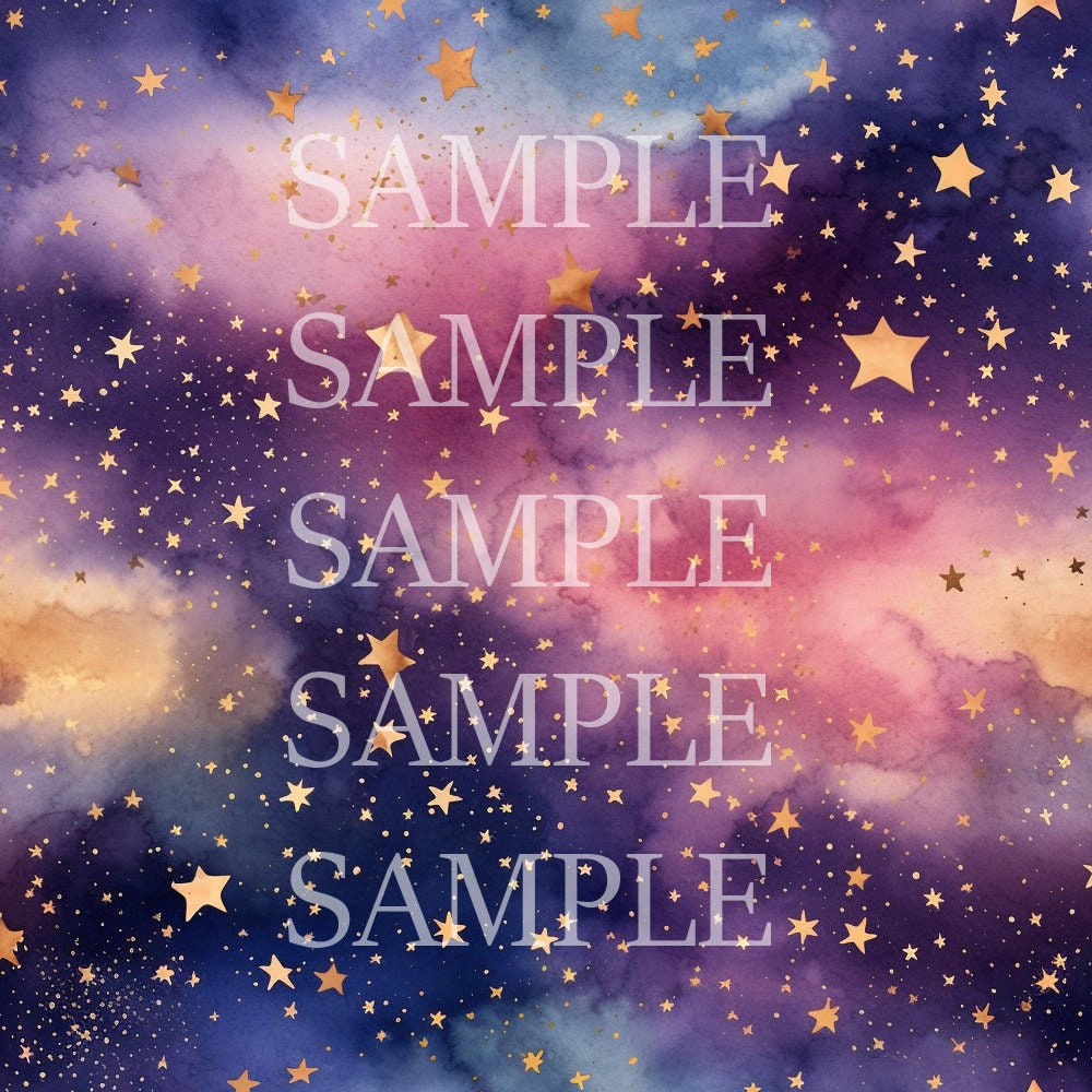 20 Seamless Digital Vintage Starry Sky Patterns - Etsy