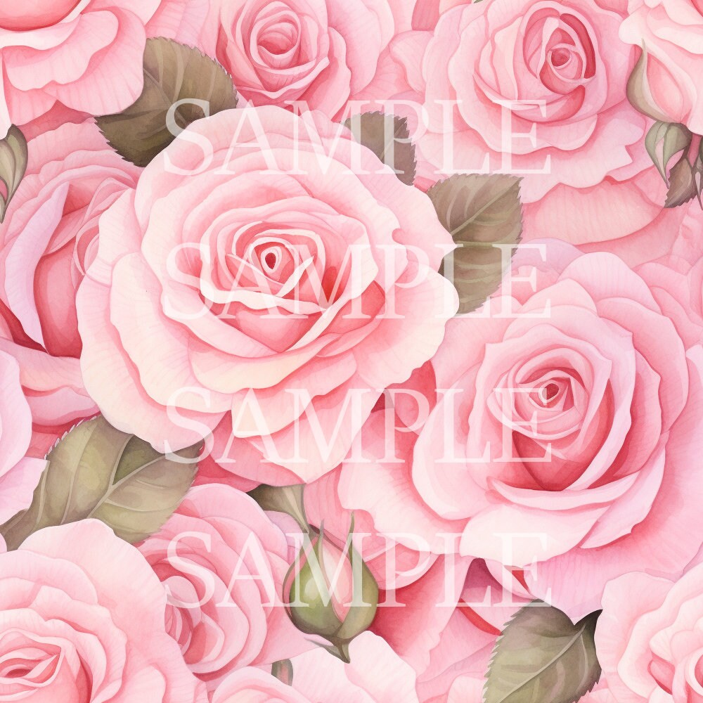 20 Seamless Digital Vintage Rose Patterns - Etsy