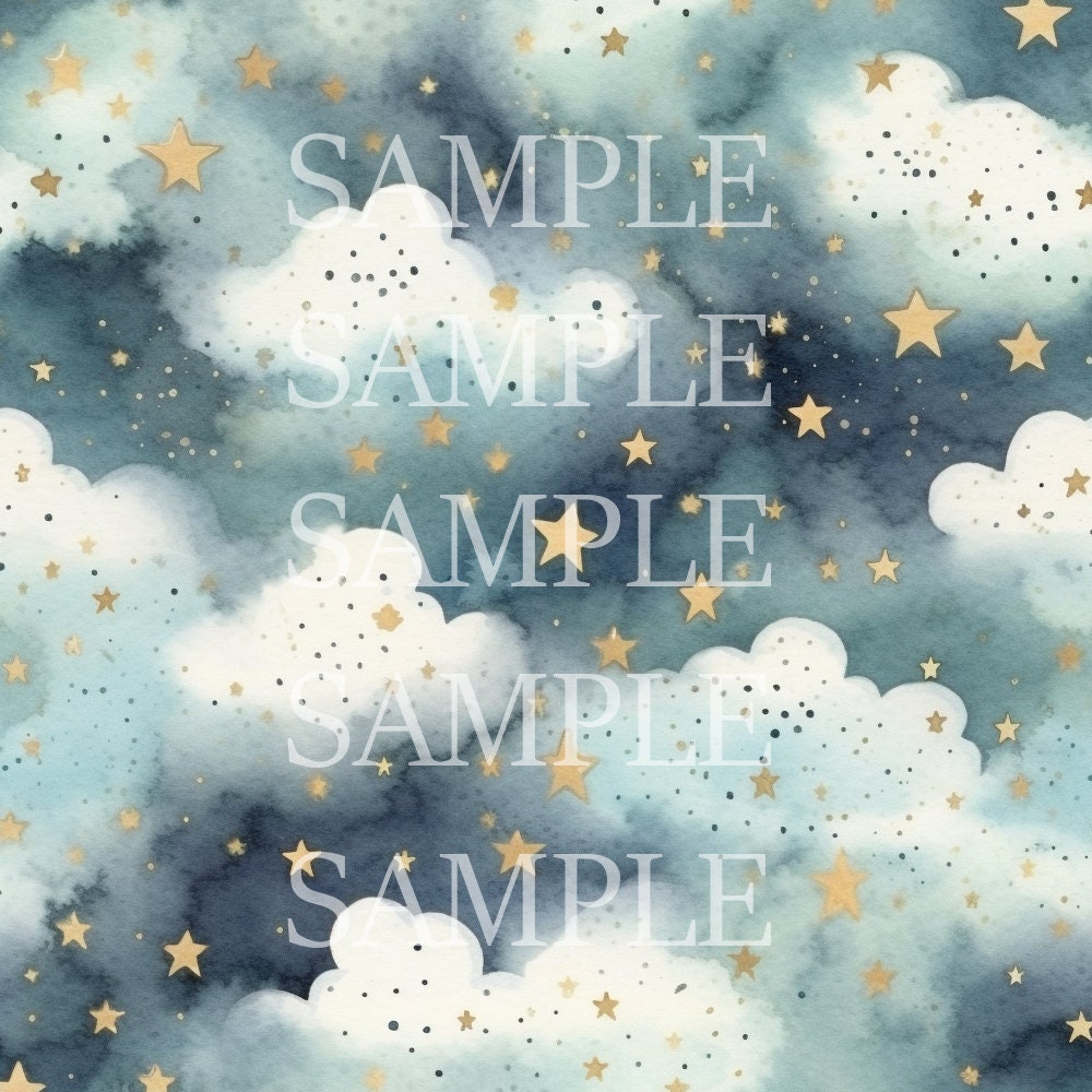 20 Seamless Digital Vintage Starry Sky Patterns - Etsy