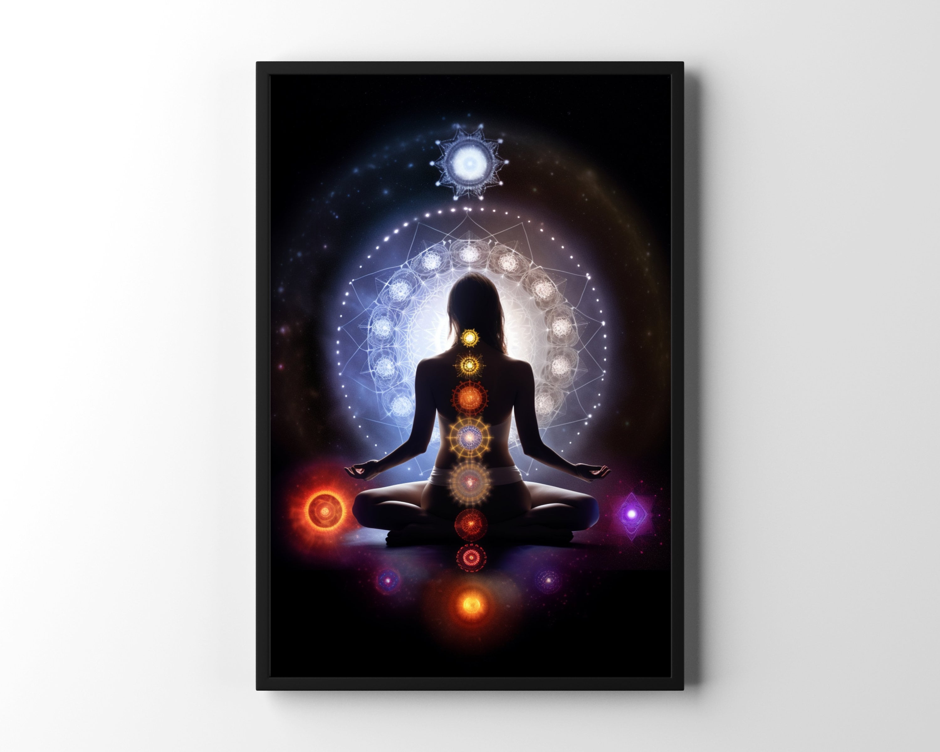Chakra Alignment Meditation: Printable Wall Art for Personal Growth ...