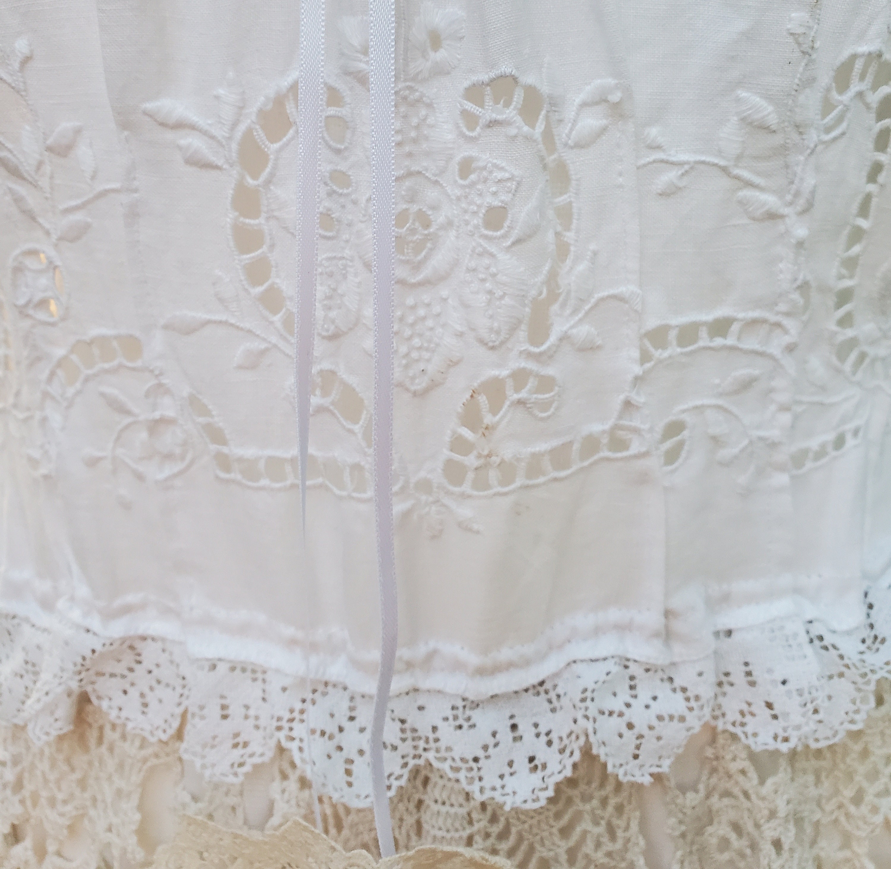 Antique Madeira Lace Gown/alternative Wedding Gown/boho - Etsy