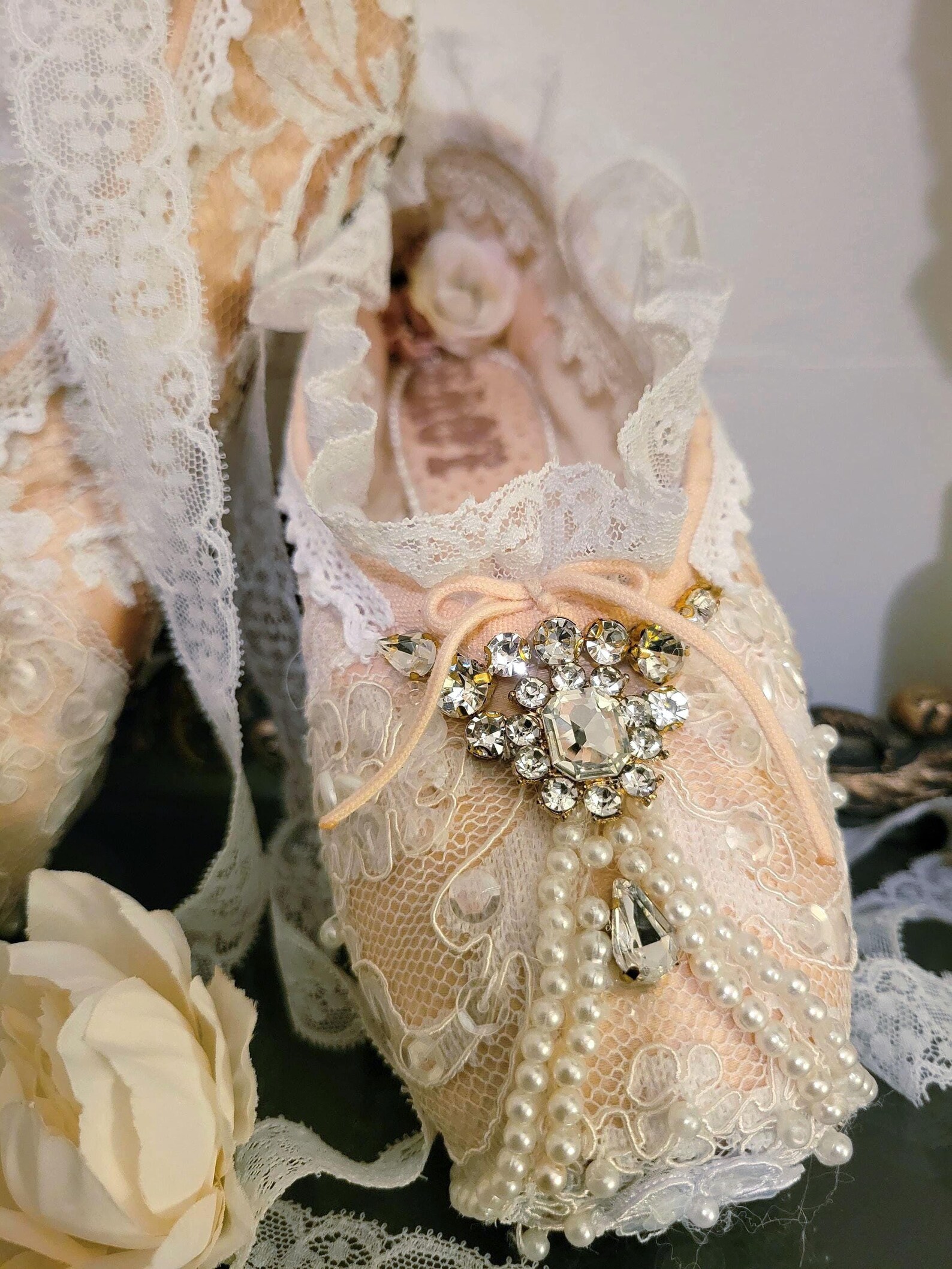 Ornamental Vintage Point Shoes/hanging Decorative Ballet Shoes. - Etsy