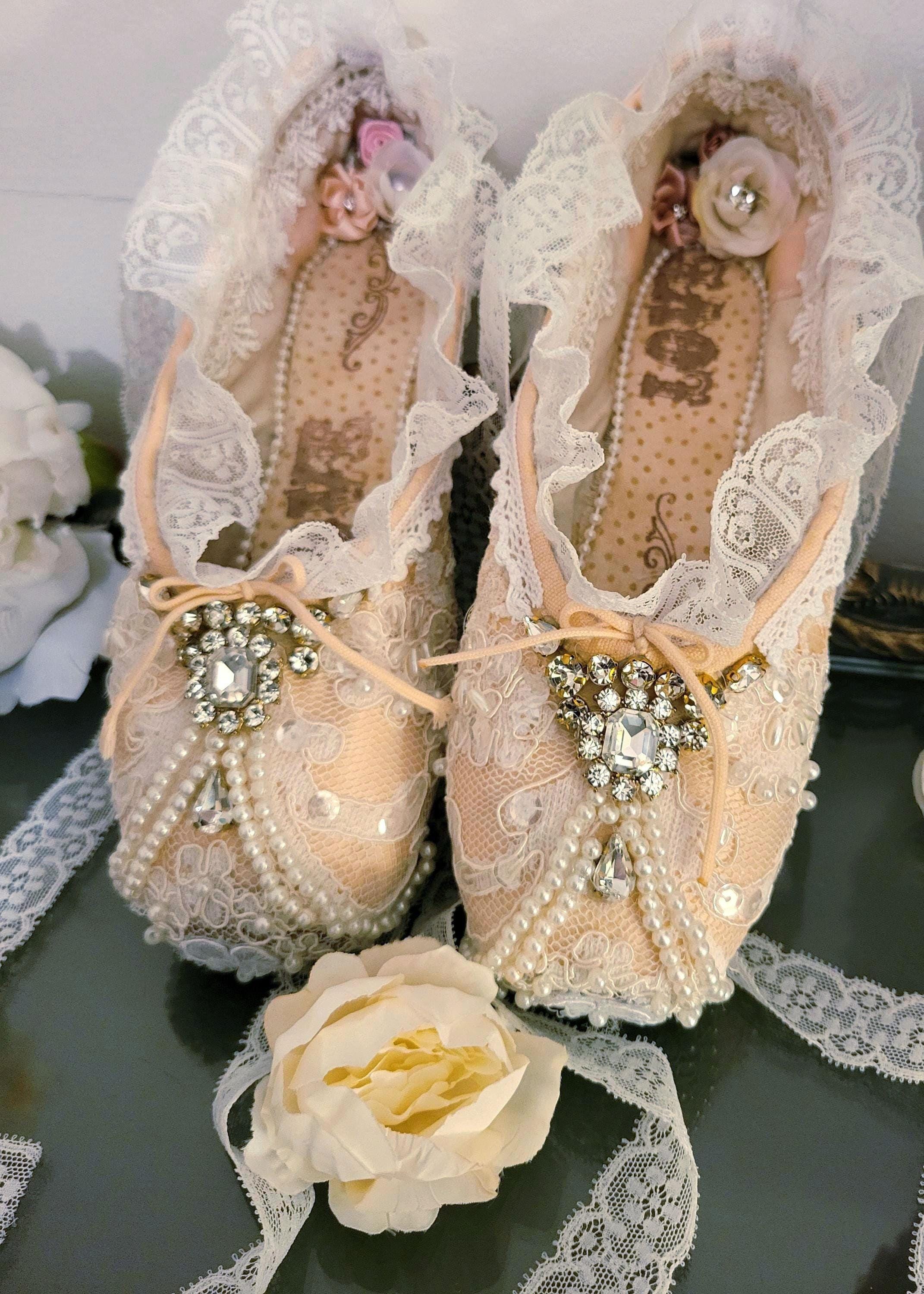 Ornamental Vintage Point Shoes/hanging Decorative Ballet Shoes. - Etsy