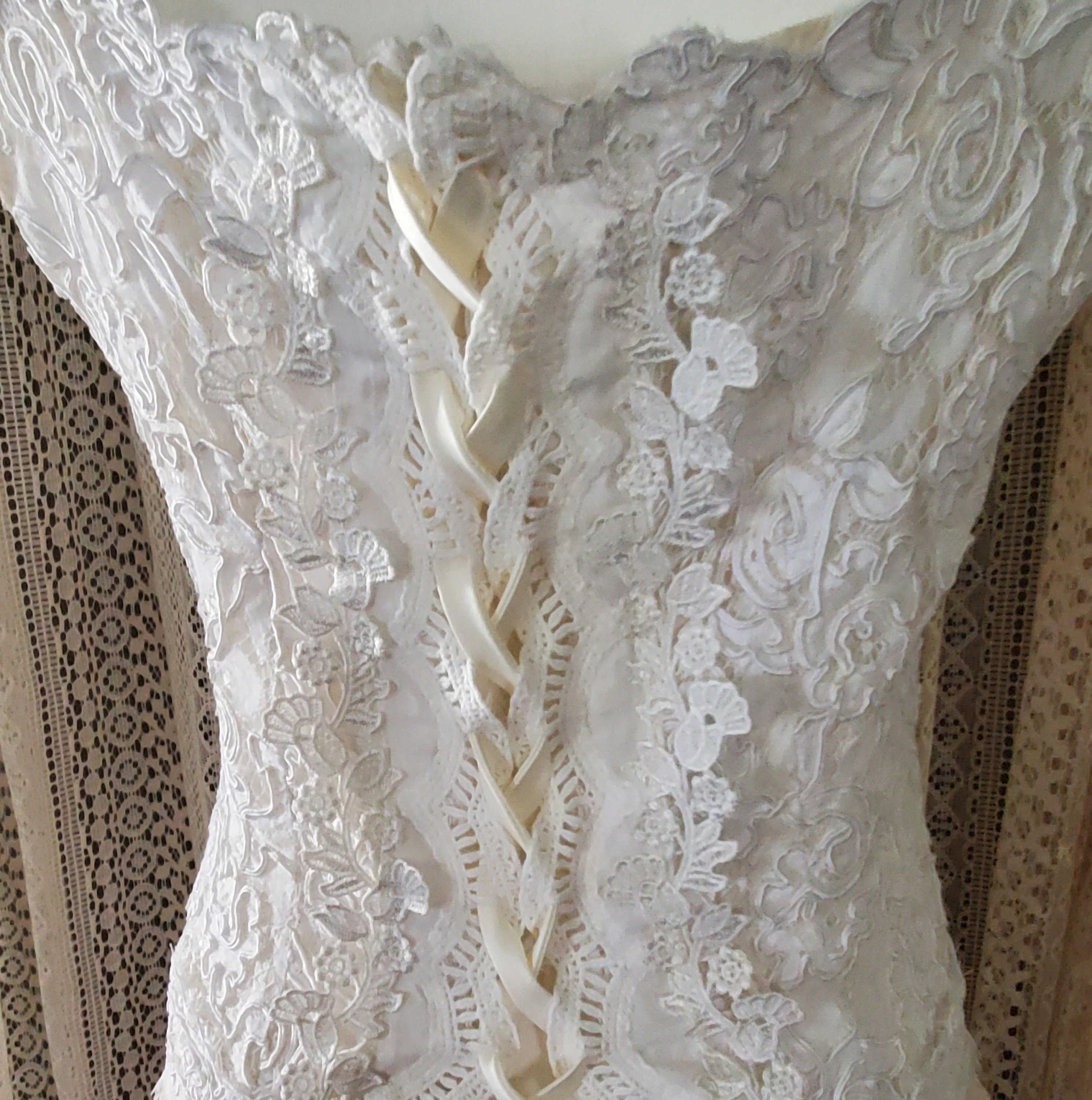 Antique and Vintage Lace Layered Dress/ Alternative Wedding Gown - Etsy