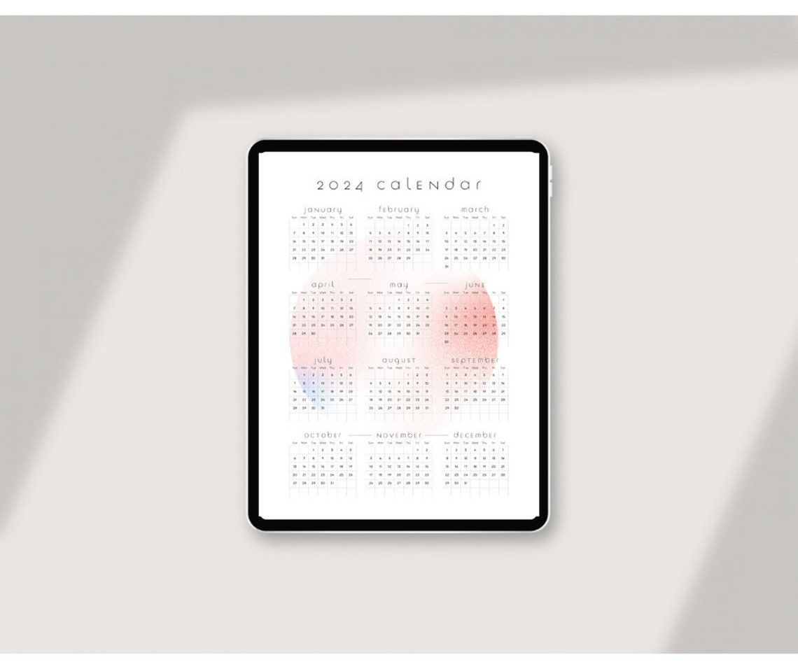 2024 Digital Planner 2024 Goodnotes Planner iPad Planner Daily, Monthly ...