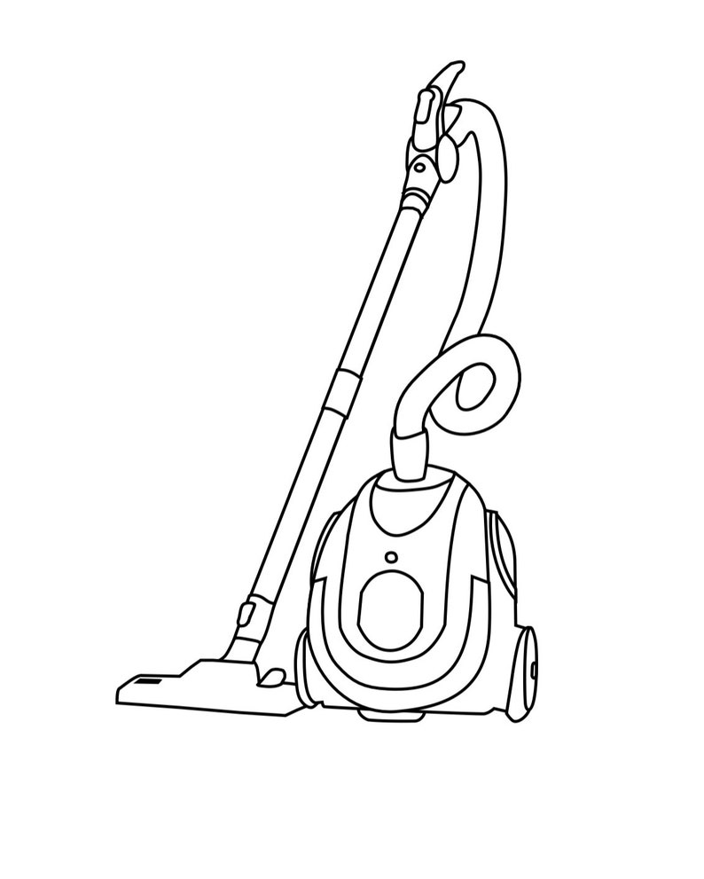 Vacuum Coloring Pages for Kids and Vacuum Enthusiasts 70 Pages of ...
