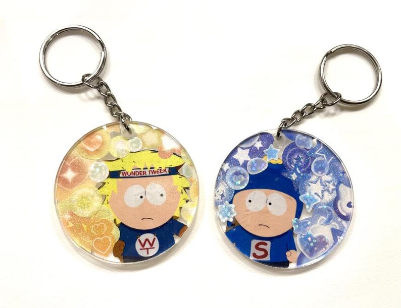 Customizable Character Acrylic Keychains - Etsy