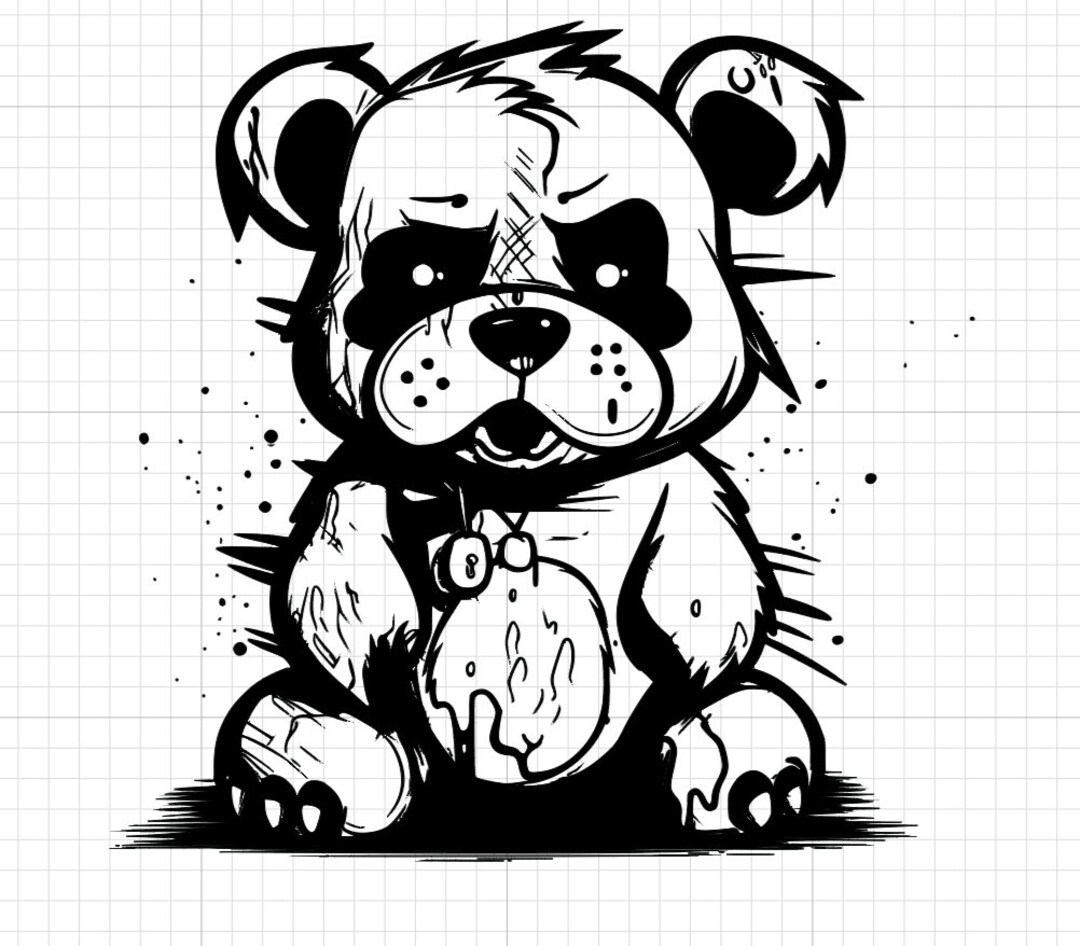 Cute Zombie Bear Bundle - Etsy