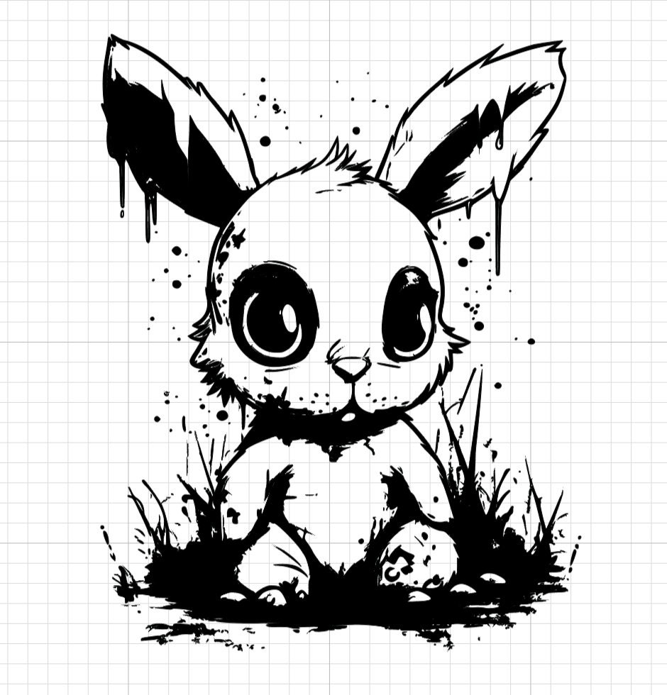 Cute Zombie Bunny Bundle - Etsy