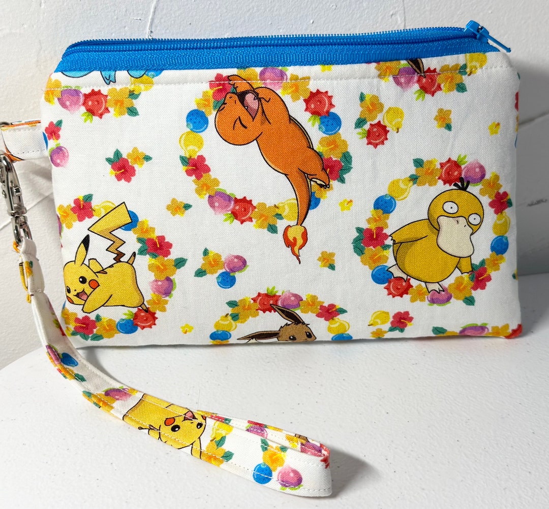 Pokemon Wristlet Pokemon Clutch Pokemon Bag Evie - Etsy
