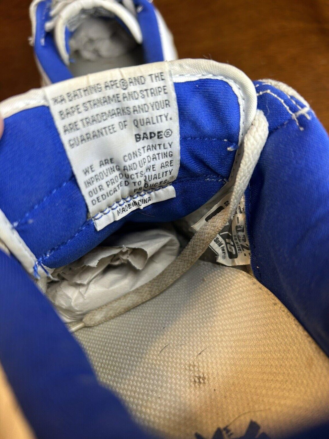 Vintage Y2K Bapestas Trapstar Foot Soldier Bape Sneakers Size 10US Rare ...