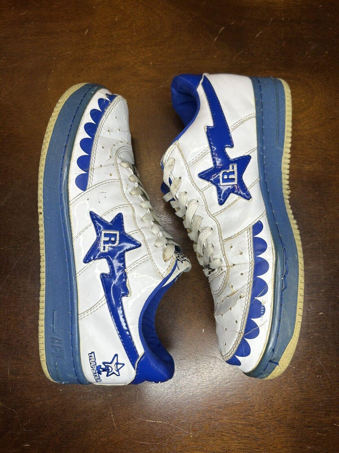 Vintage Y2K Bapestas Trapstar Foot Soldier Bape Sneakers Size 10US Rare ...