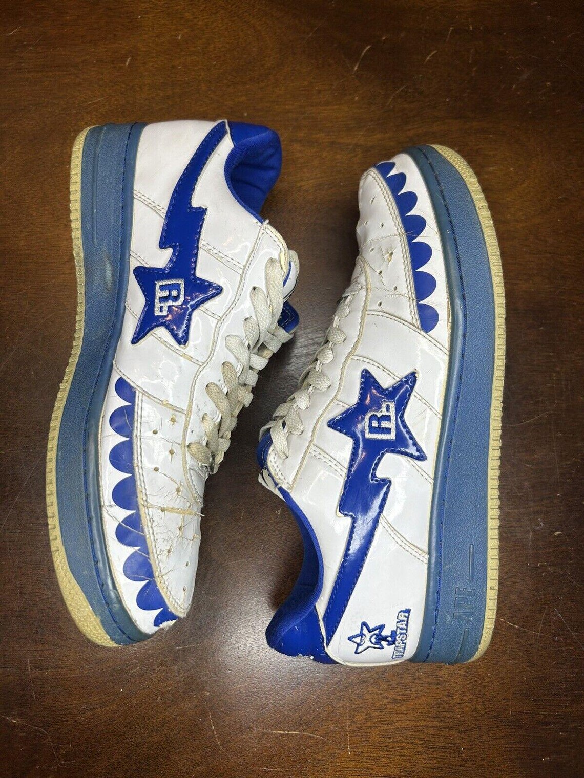 Vintage Y2K Bapestas Trapstar Foot Soldier Bape Sneakers Size 10US Rare ...