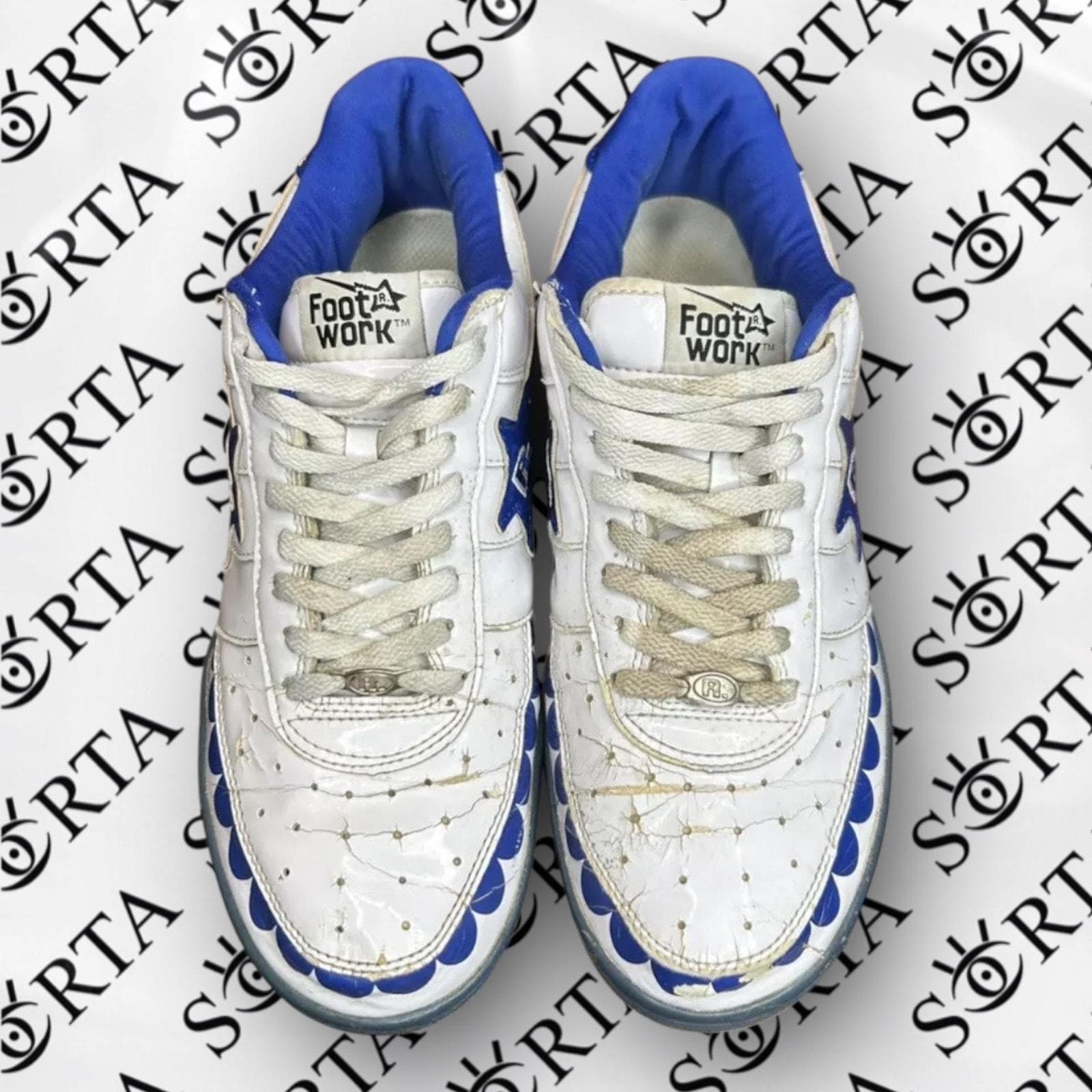 Vintage Y2K Bapestas Trapstar Foot Soldier Bape Sneakers Size 10US Rare ...