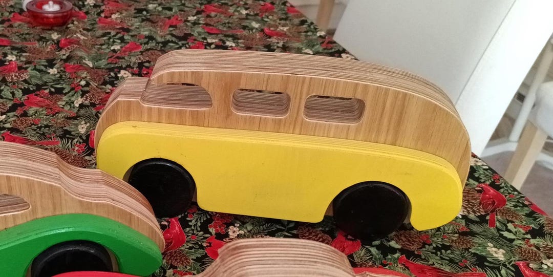 Wooden Toy Bus From Plywood - Etsy