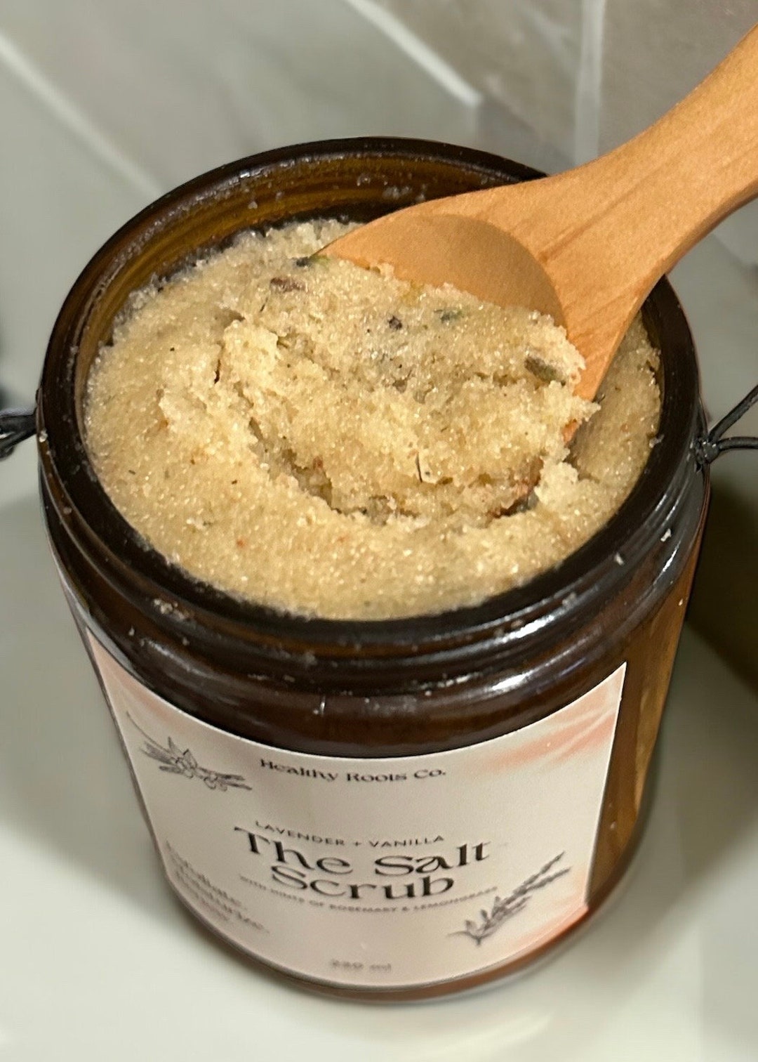 Salt Scrub Skin Care Gift Self Care Organic Oils Exfoliate & Renew Skin ...