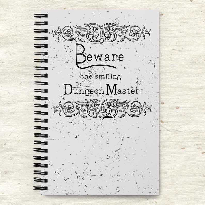 Beware the Smiling Dungeon Master Journal | Dnd DM Notebook - Etsy