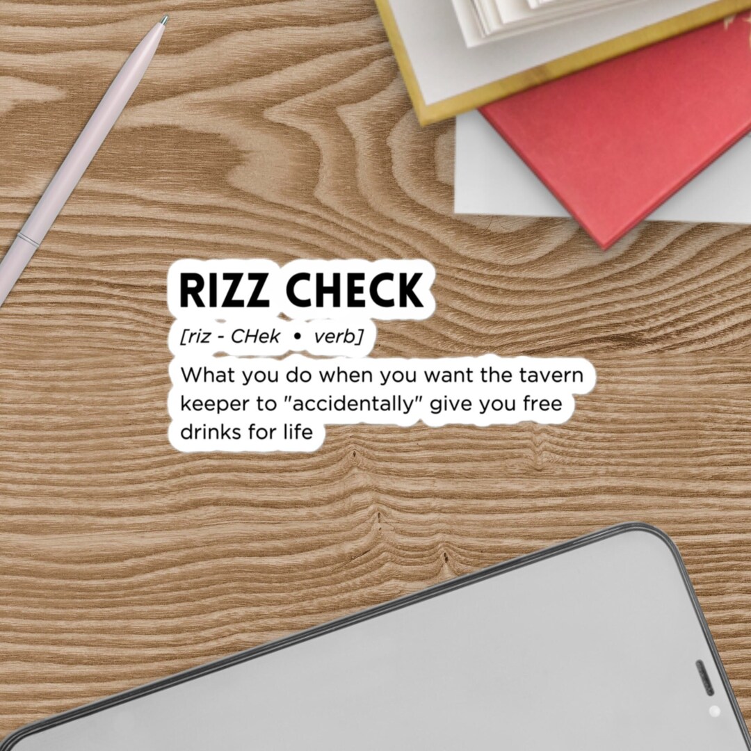 Rizz Check Sticker Version 2 for Charismatic Dungeons and Dragons ...