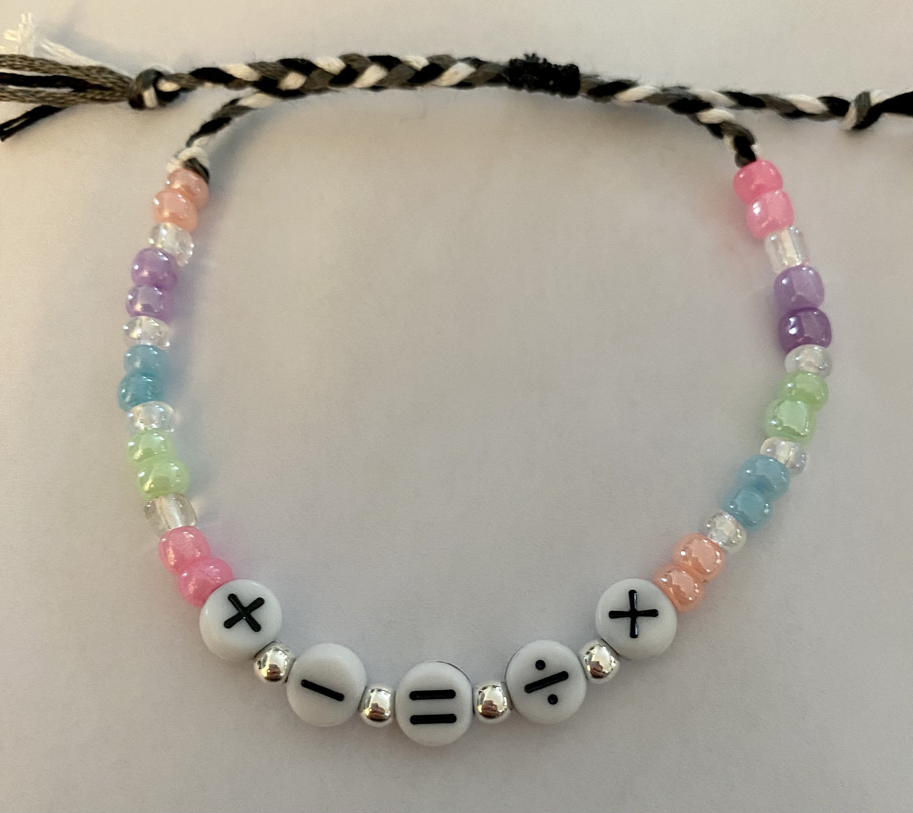 Ed Sheeran Mathematics, Math Symbol Bracelet. Adjustable and ...