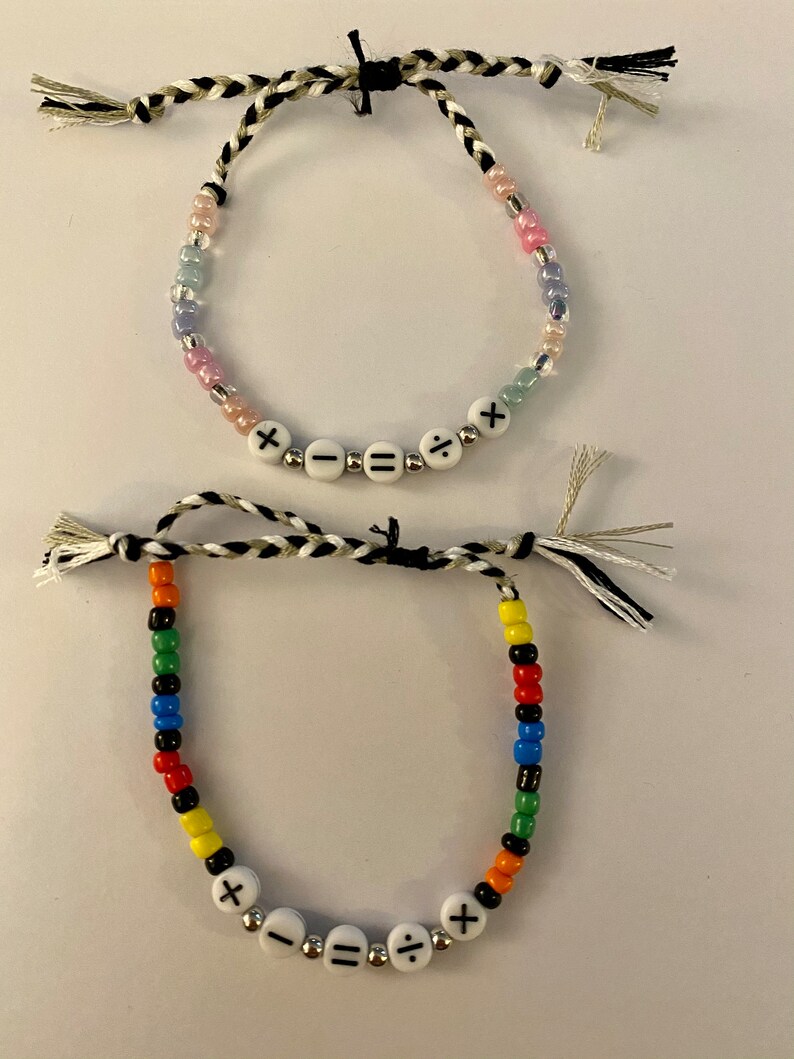 Ed Sheeran Mathematics, Math Symbol Bracelet. Adjustable and ...