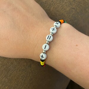 Ed Sheeran Mathematics, Math Symbol Bracelet. Adjustable and ...