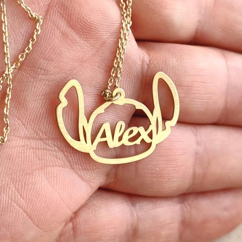 Stitch Necklace - Etsy