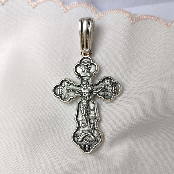 Silver Cross - Etsy