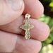 Orthodox Gold Cross, 14K Yellow Gold, First Communion Gift, Gold ...