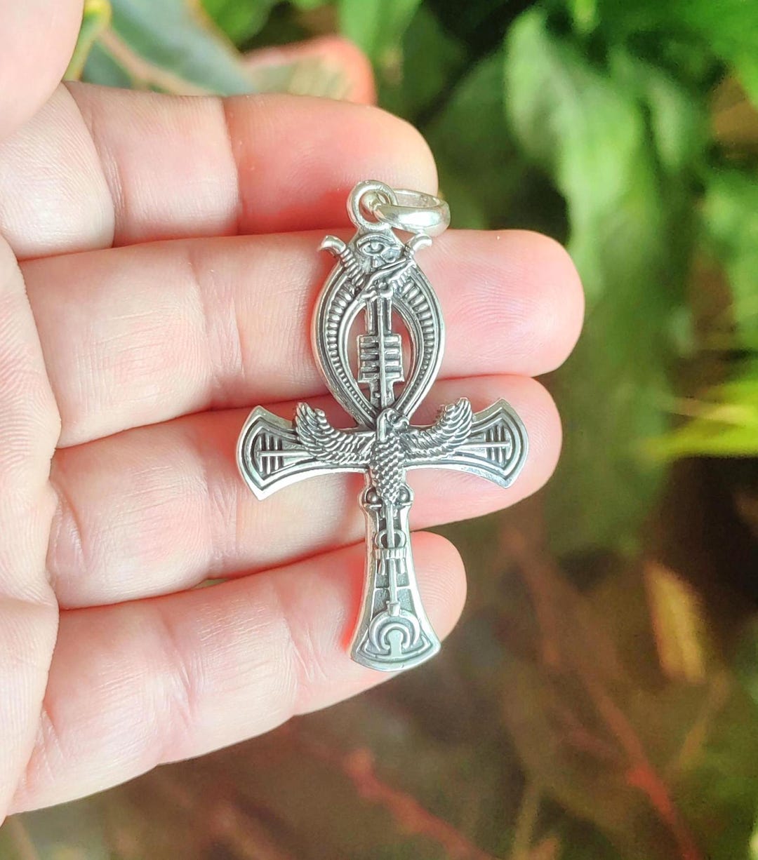 Egyptian Cross Necklace, Egyptian Ankh Cross, Egyptian Ankh Necklace ...