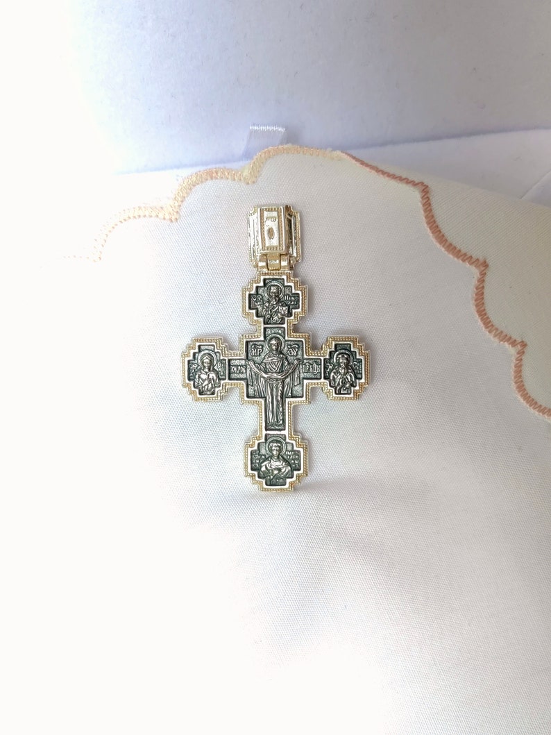 Large Orthodox Cross, 925 Real Solid Silver, Silver Orthodox Cross ...