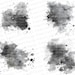 12 Gray Paint Splatter Splash Watercolor Clipart Gray Splash Pack PNG ...