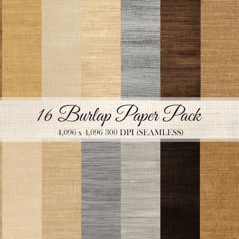 Burlap Wallpaper - Etsy