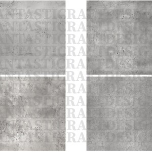 24 Concrete Digital Paper Texture Pack Seamless Different Patterns ...