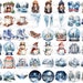 48 Winter Clipart Pack Christmas Snow Clipart PNG Digital Download 300 ...