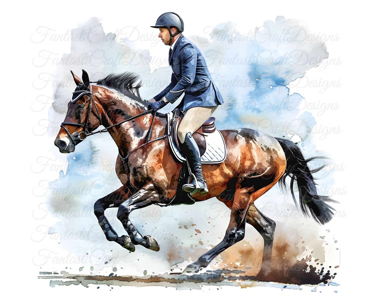 24 Horses Horse Galloping Pony Animal Watercolor Clipart Printable PNG ...