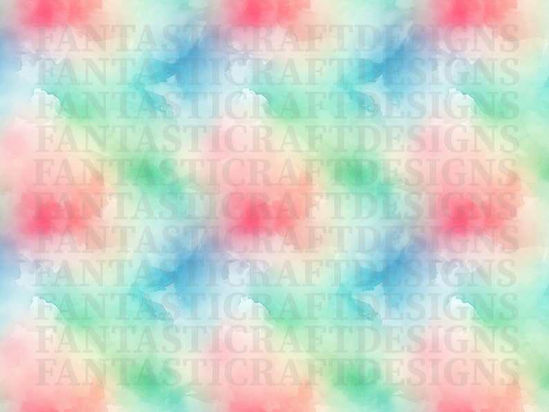 140 Pastel Watercolor Digital Paper Gradients Ombre Pack Seamless Soft ...