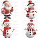28 3D Christmas Clipart Pack Winter PNG Digital Download 300 DPI ...
