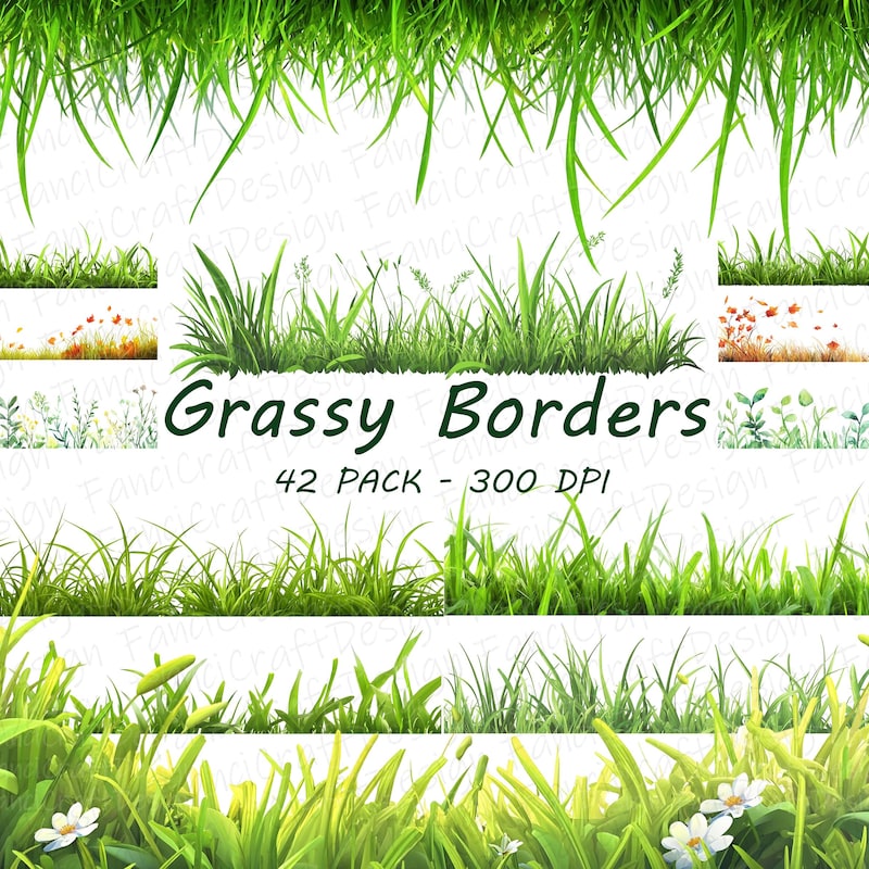 Grass Template - Etsy UK