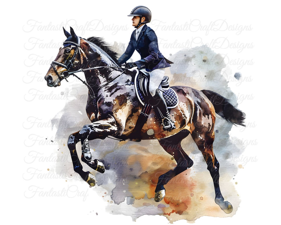 24 Horses Horse Galloping Pony Animal Watercolor Clipart Printable PNG ...