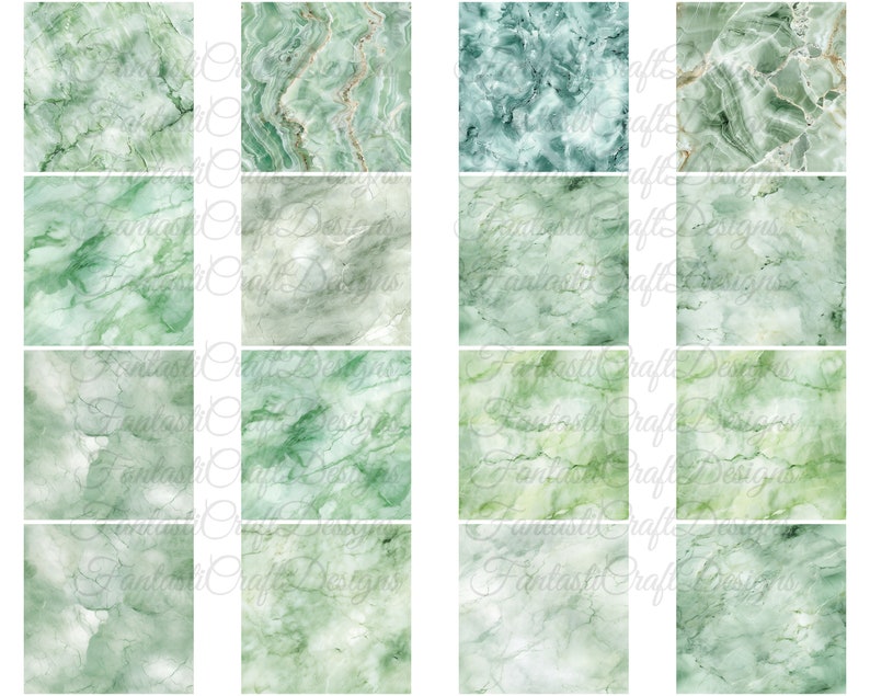 Green Marble Digital Paper 70 Pack Green Lime Marble Seamless Patterns ...
