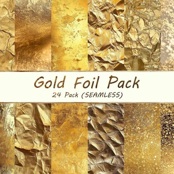 Gold Foil Digital - Etsy