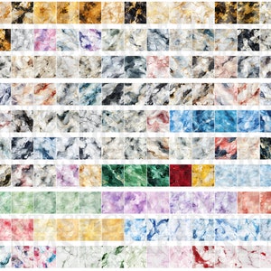 150 Marble Digital Paper Pack Seamless Patterns Backgrounds Scrapbooks ...
