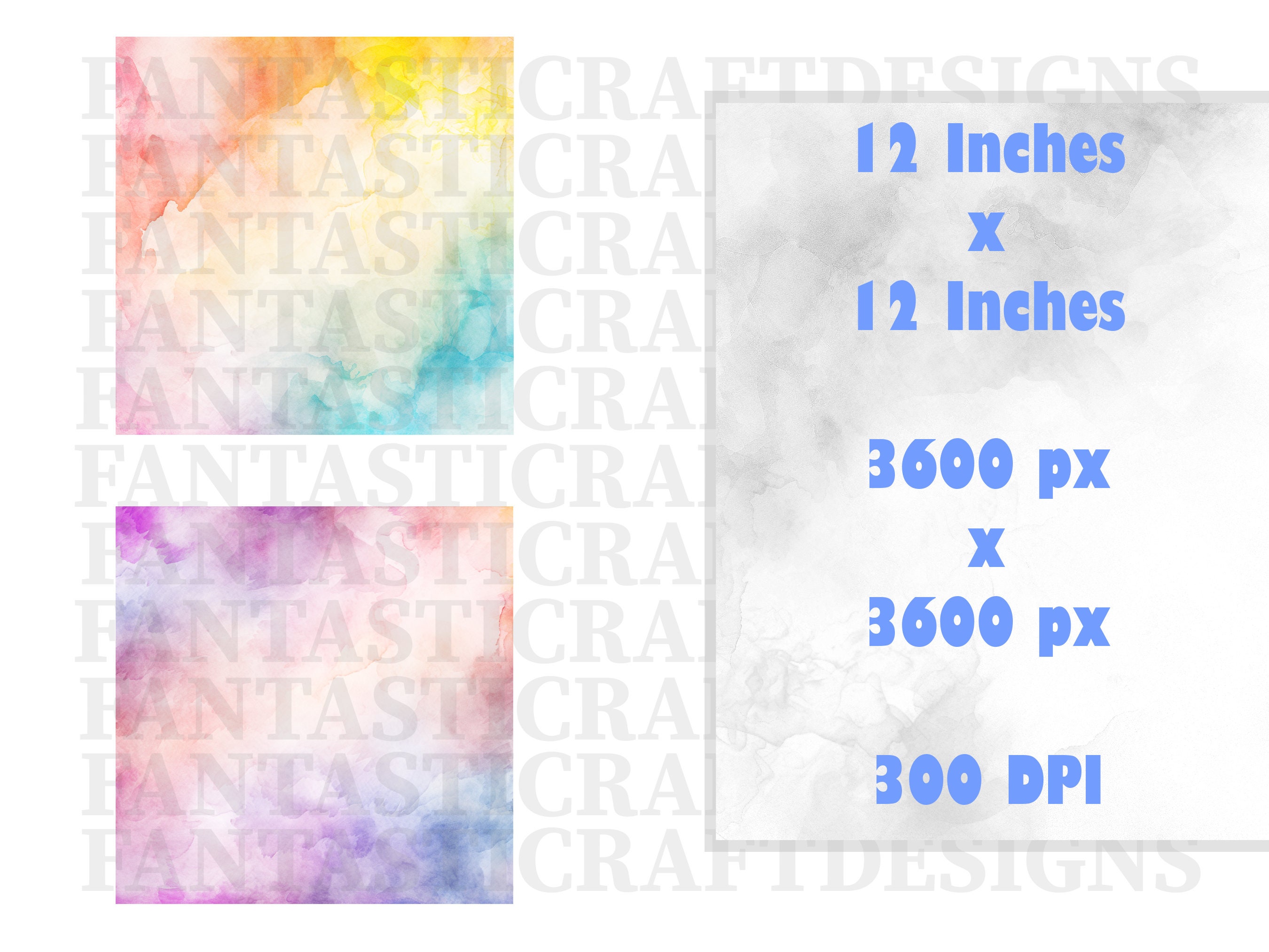 14 Watercolor Digital Paper Pastel Gradients Ombre Soft Backgrounds ...