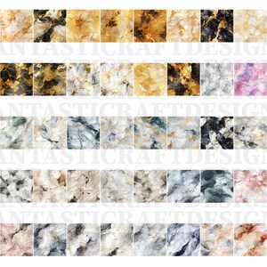 150 Marble Digital Paper Pack Seamless Patterns Backgrounds Scrapbooks ...